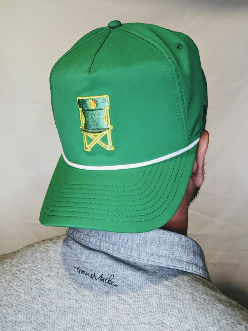 Green the Augusta Golf Chair Rope Hat Augusta - Etsy