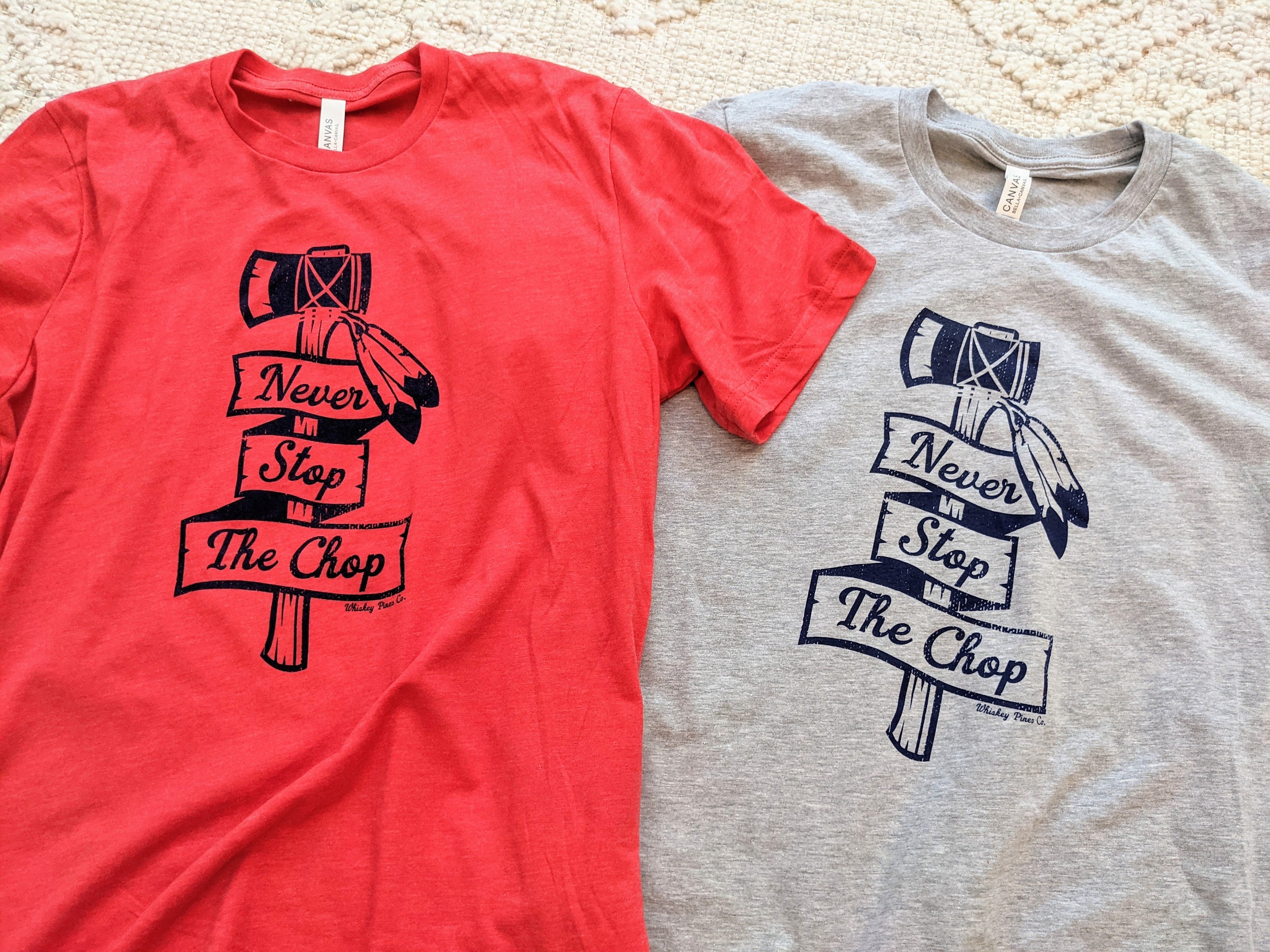 Heather Grey never Stop the Chop T-shirt Atlanta - Etsy