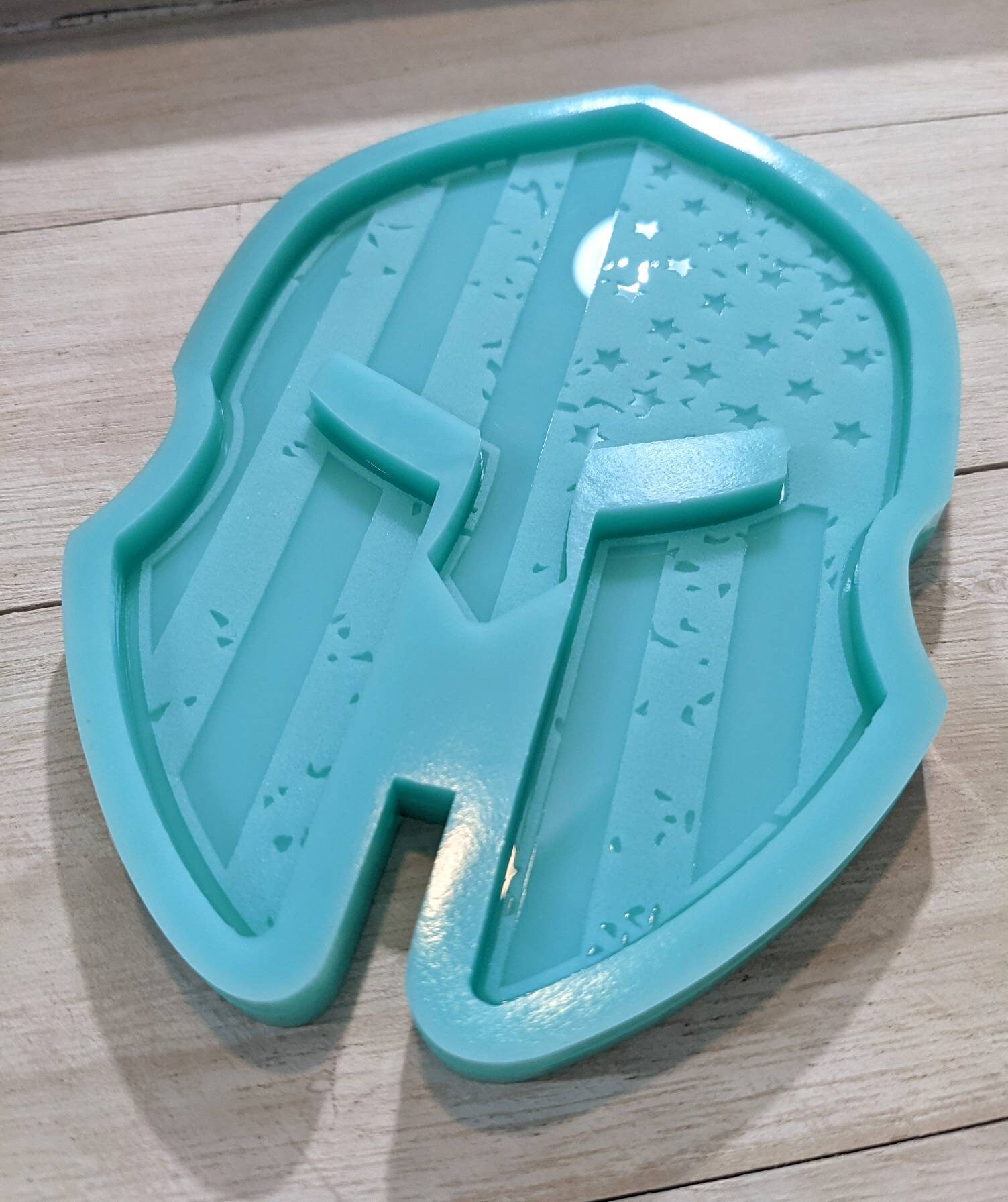 Spartan Silicone Mold / American Flag Spartan Resin Mold / - Etsy