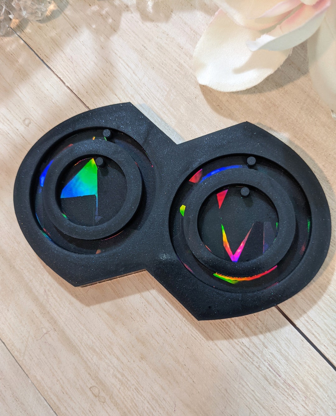 Holo Hoop & Circle Earrings Silicone Mold / Resin Mold / Pendant / Key ...