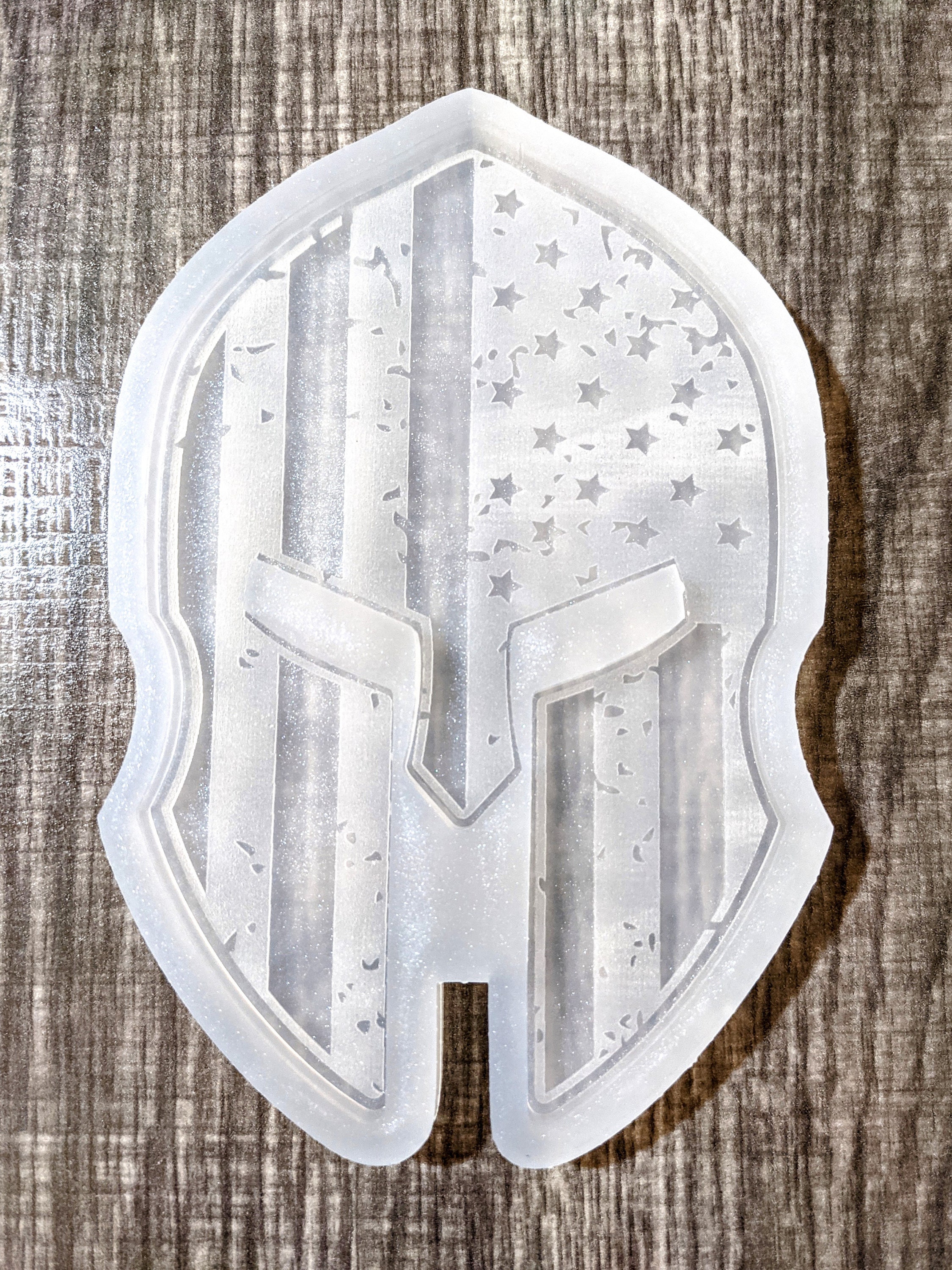 Spartan Silicone Mold / American Flag Spartan Resin Mold / | Etsy