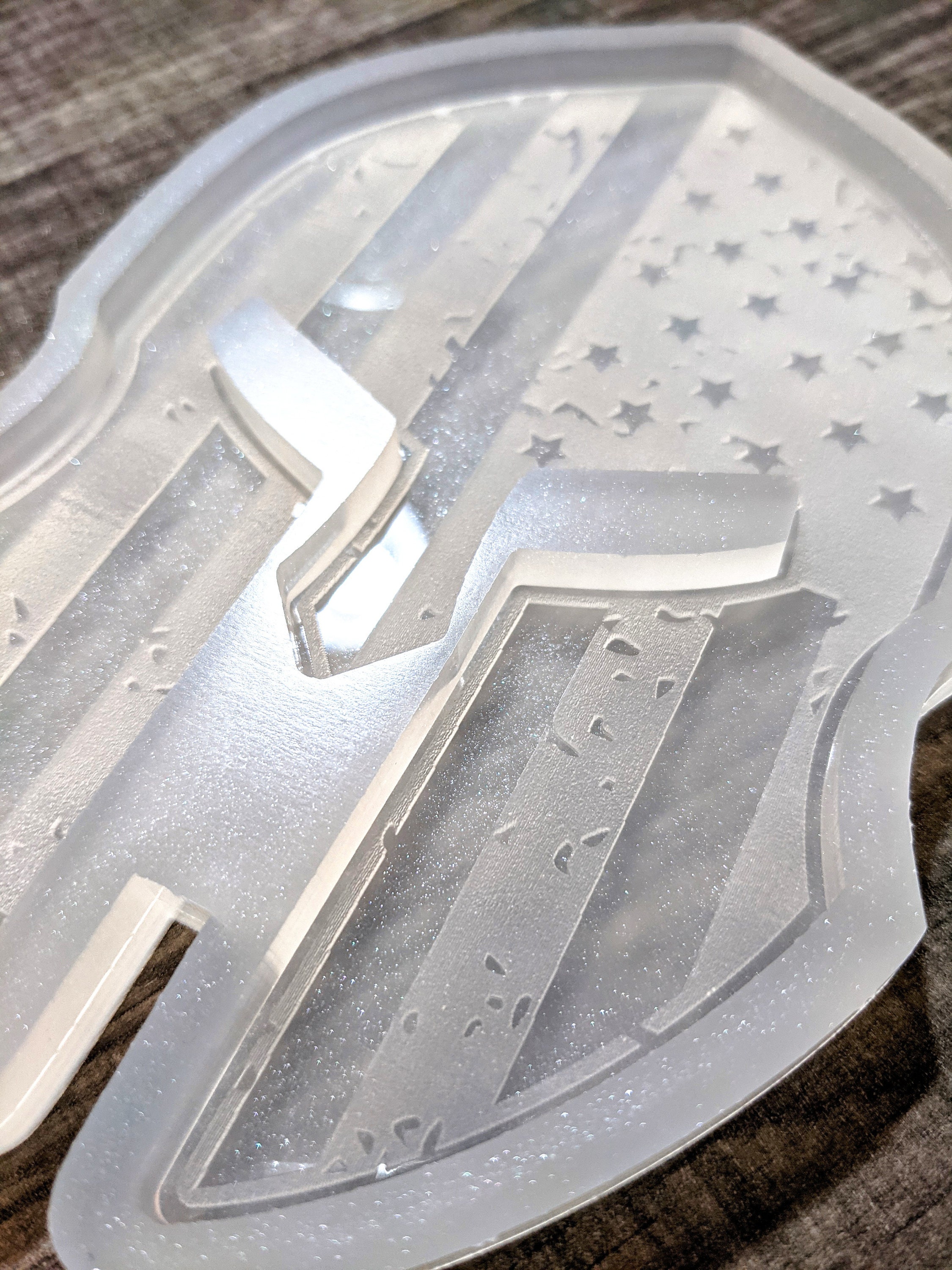 Spartan Silicone Mold / American Flag Spartan Resin Mold / | Etsy