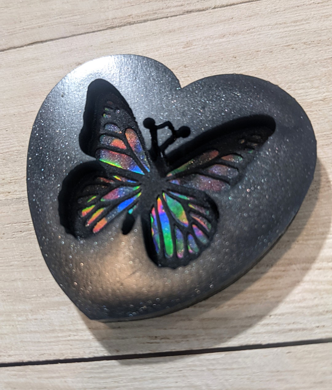 Holographic Monarch Butterfly Silicone Pendant Mold / Resin Mold - Etsy