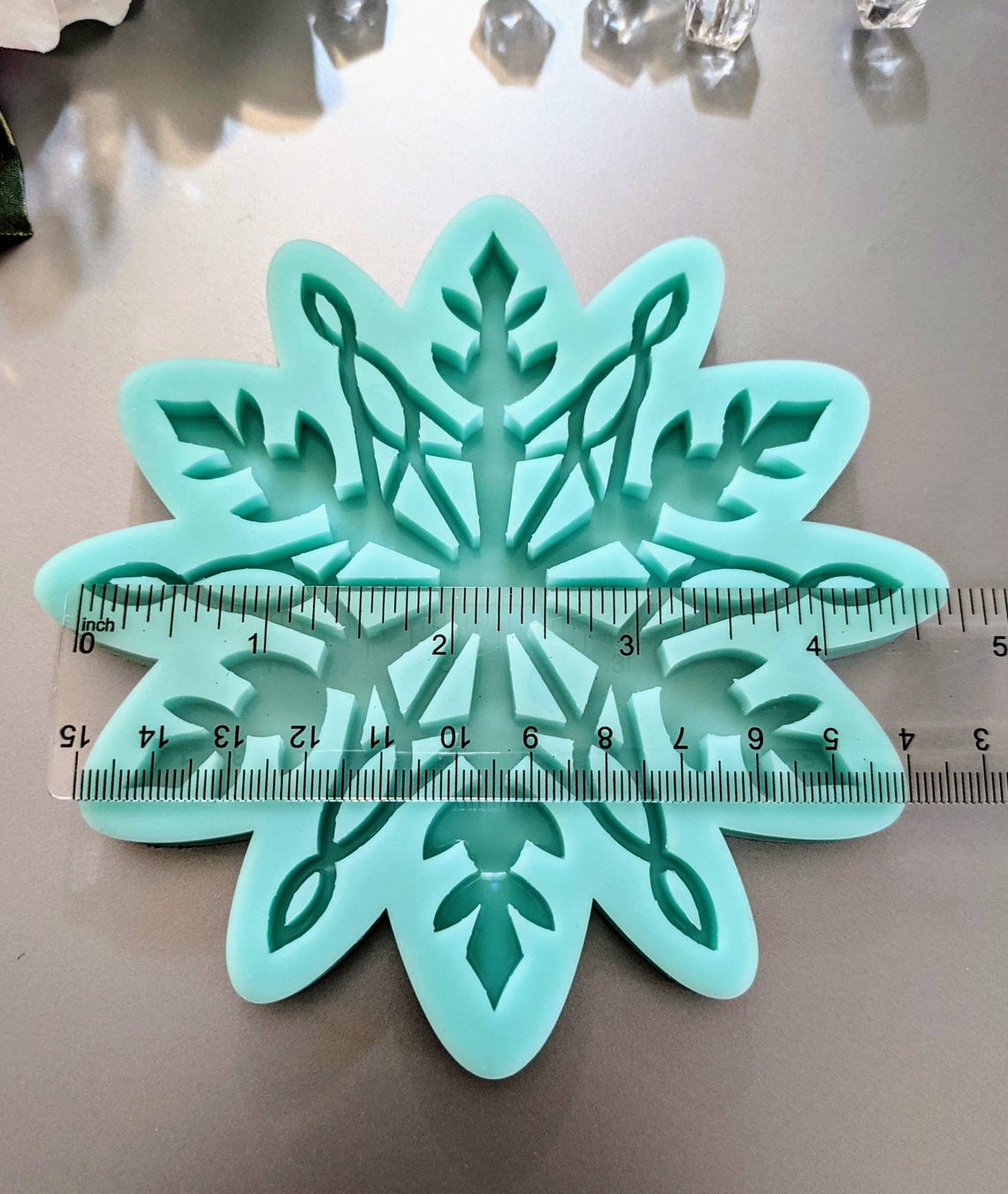 Snowflake Mold / Resin Mold / Coaster Mold / Concrete Mold - Etsy