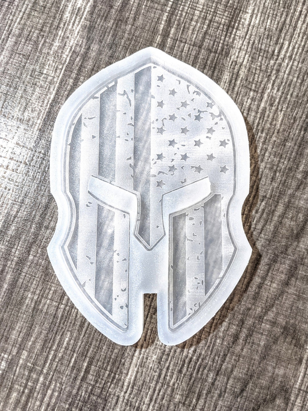 Spartan Silicone Mold / American Flag Spartan Resin Mold / Concrete ...
