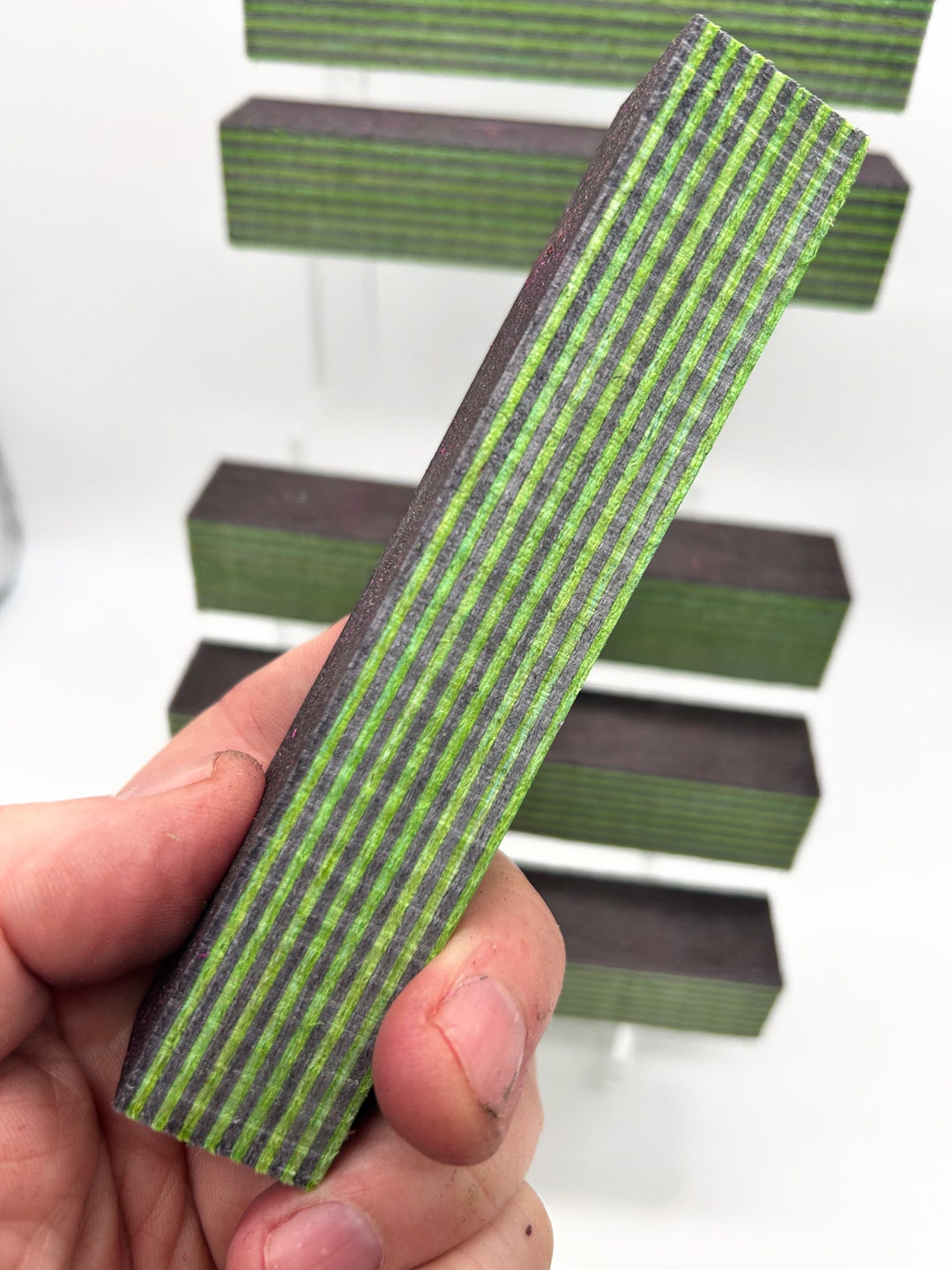 Vivi-ply™ BIRCH 'SPECTRA' Ply Pen Blanks Lime Green & Black - Etsy