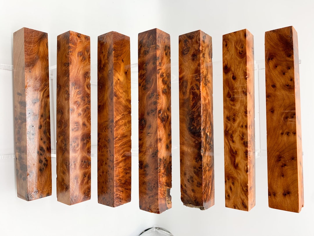 THUYA Burr / Burl Wood Turning Pen Blanks Grade A Blanks UK Business ...