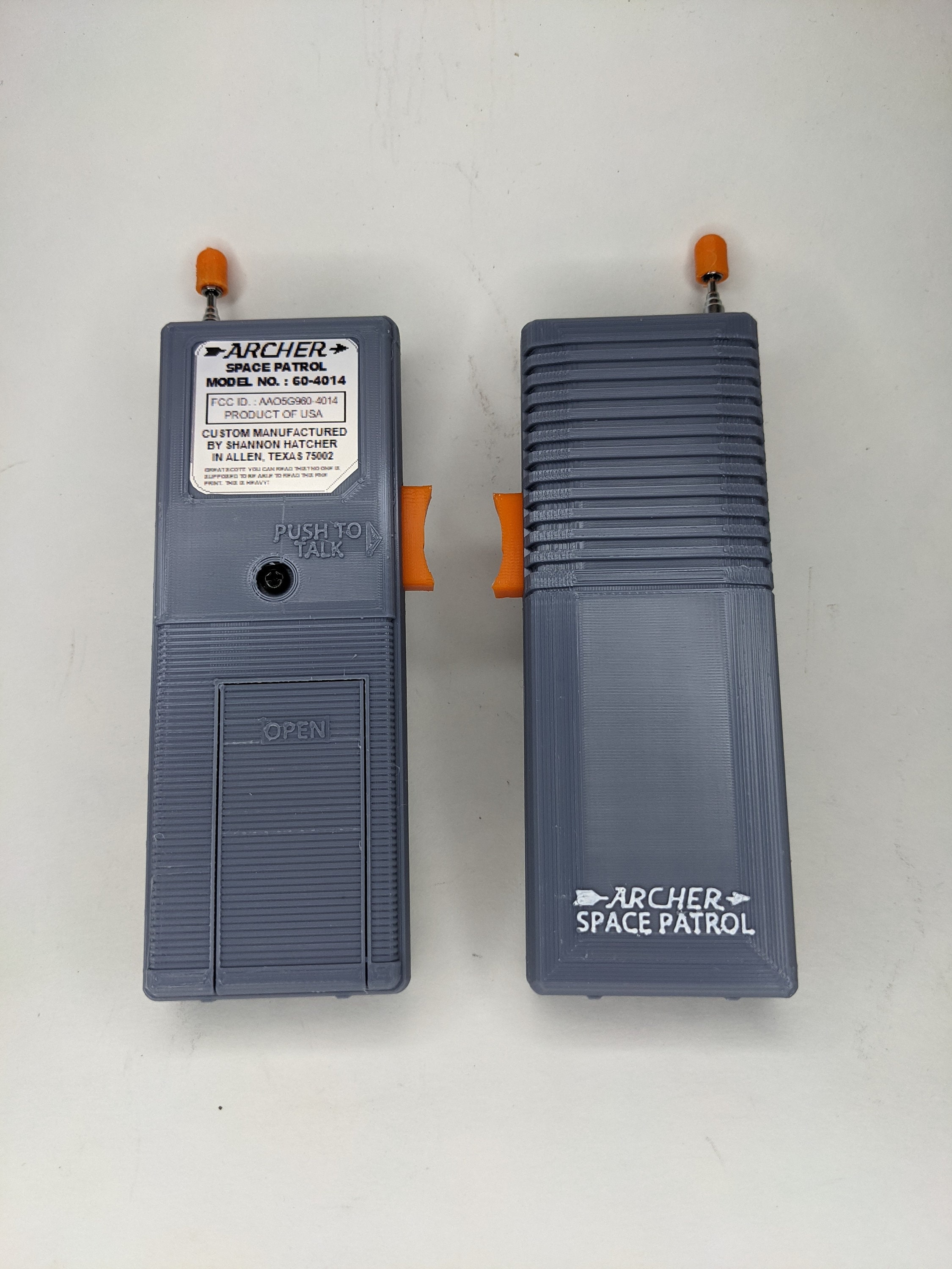 Back to the Future II Space Patrol Walkie Talkie Replica (non ...