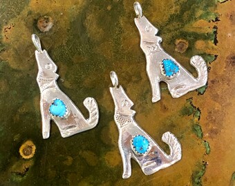 Silver Coyote | Etsy