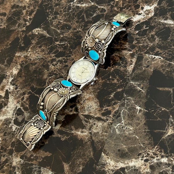 Turquoise Watch - Etsy