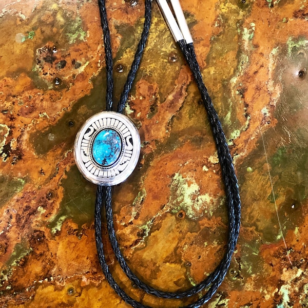 Leather Bolo Tie - Etsy