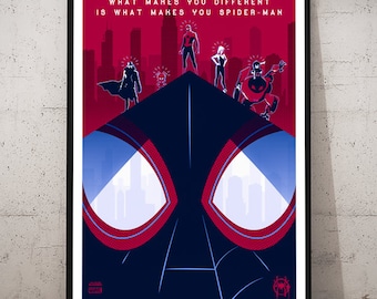 Spiderman poster | Etsy
