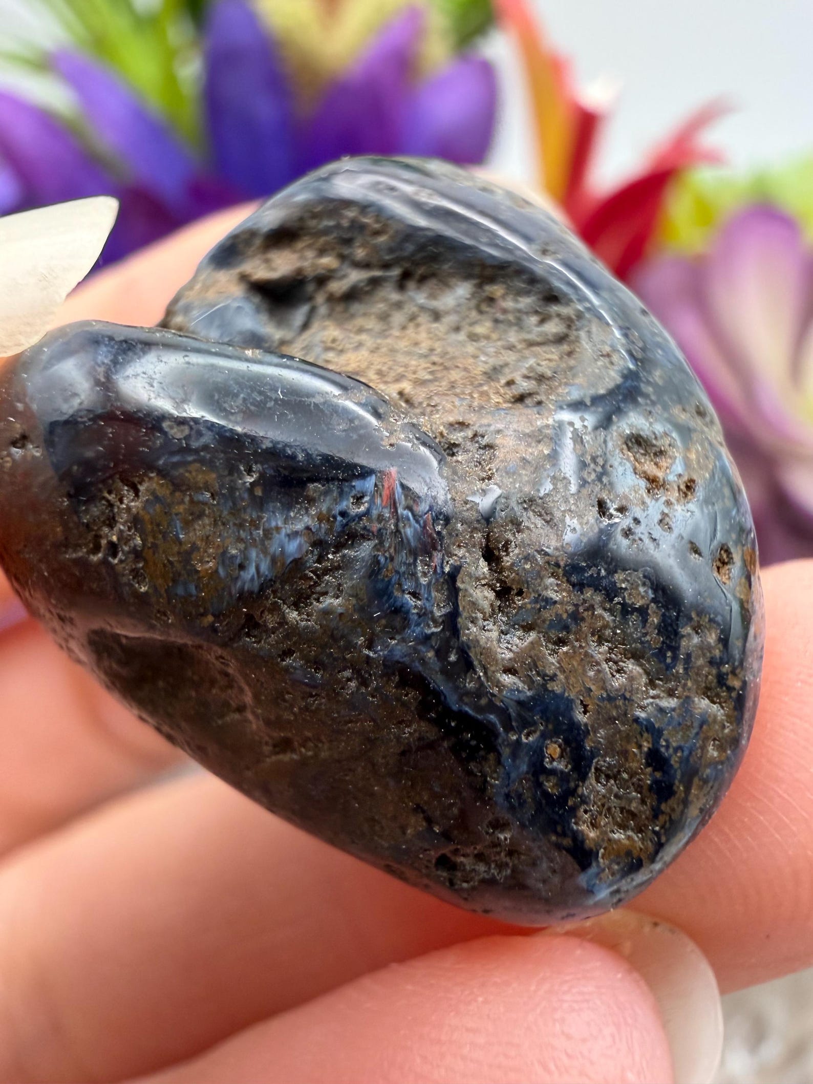 Blue Pietersite Polished Tumbled Stone from China - Etsy 日本