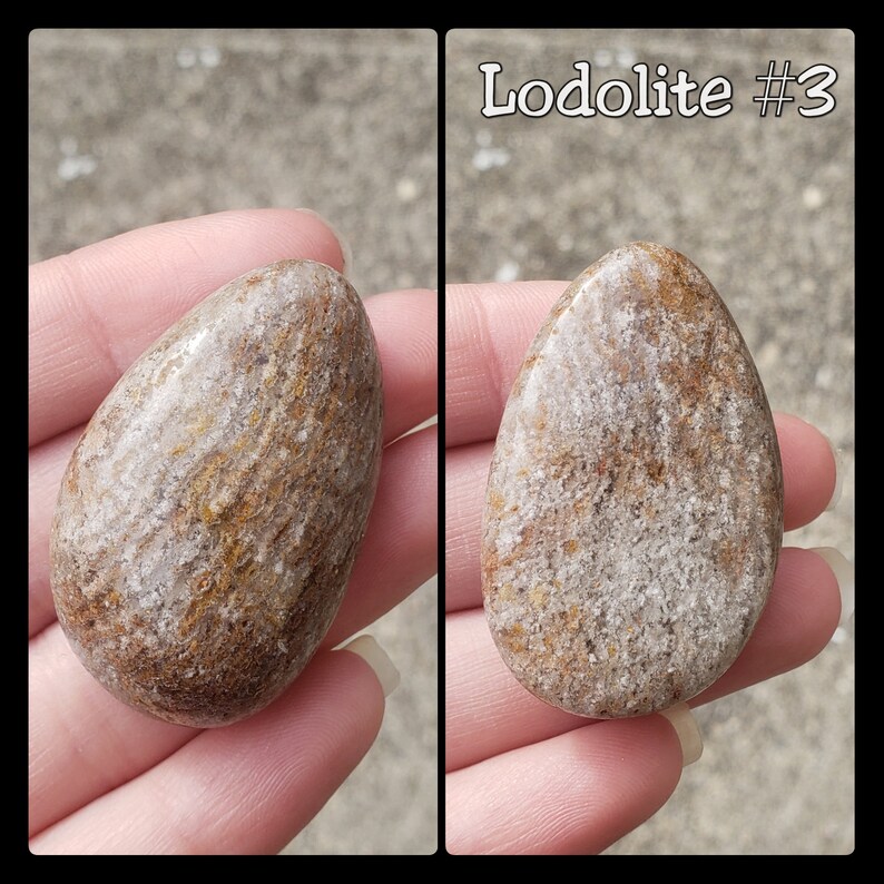 You Choose: One Lodolite Included Quartz Polished Tumbled Stone ...