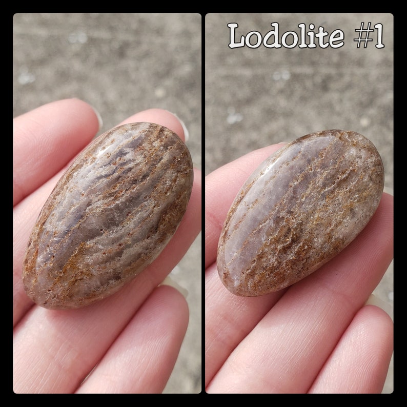 You Choose: One Lodolite Included Quartz Polished Tumbled Stone ...