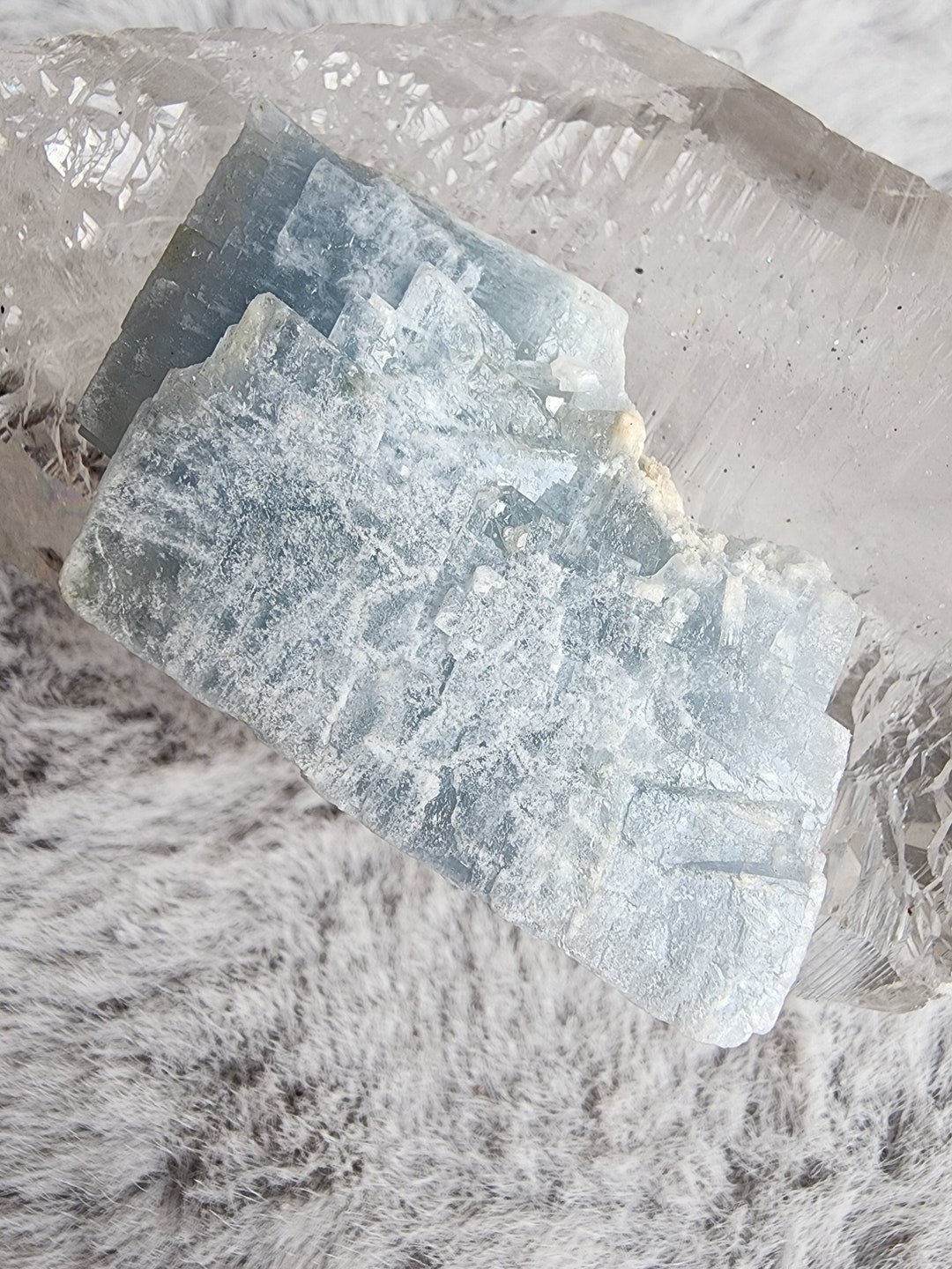 Pale Blue Barite Crystal Blade From Murcia - Etsy