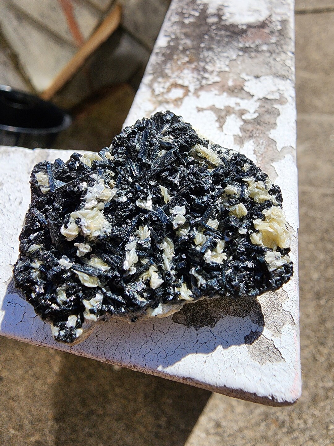 Black (schorl) Tourmaline Mica Specimen From Erongo - Etsy