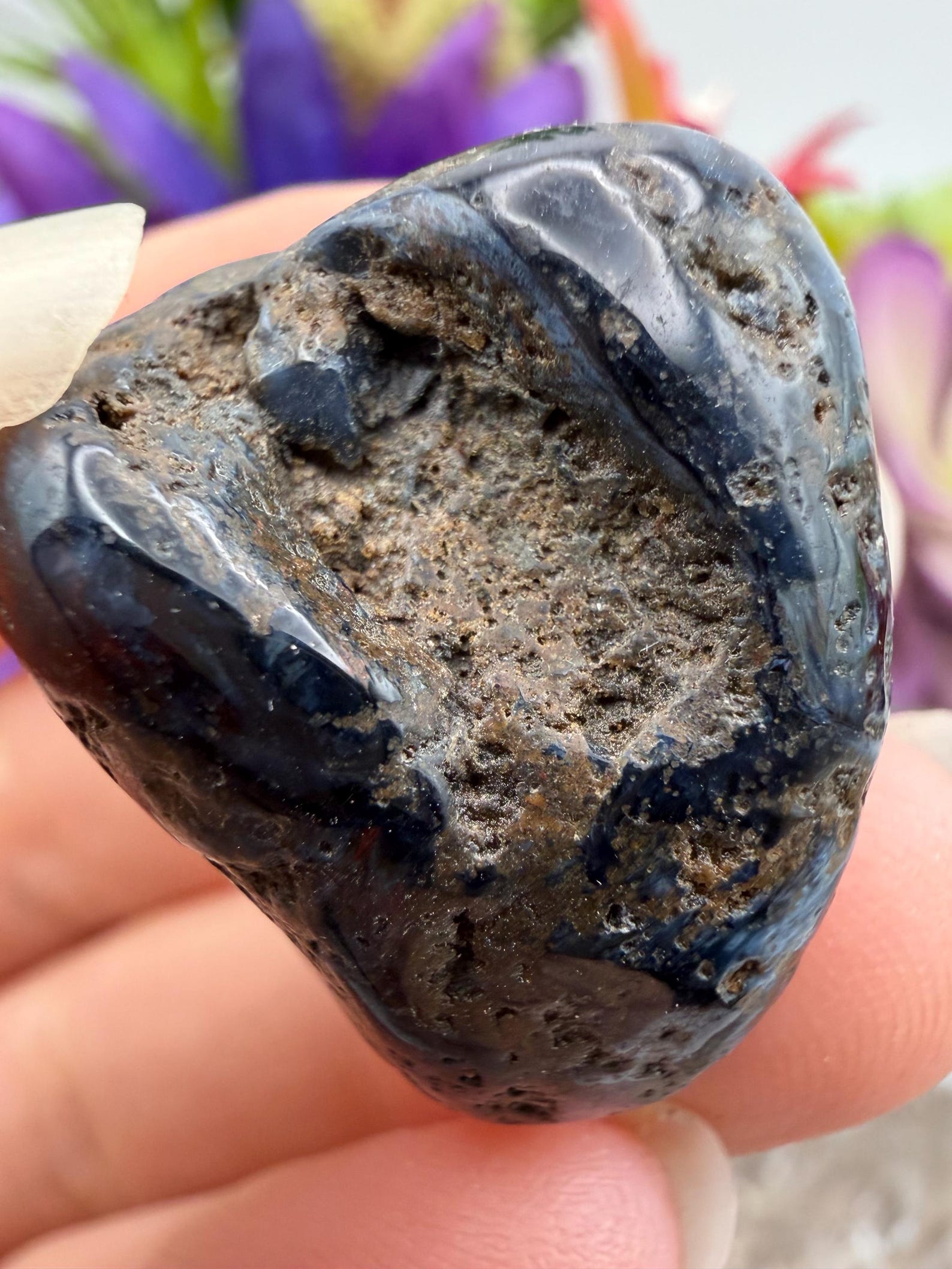 Blue Pietersite Polished Tumbled Stone from China - Etsy 日本