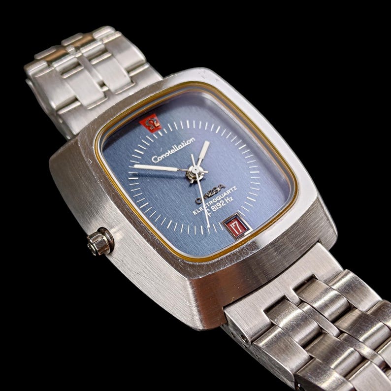 Omega Constellation Electroquartz F8192hz Beta21 - 1970 - Vintage Watch ...