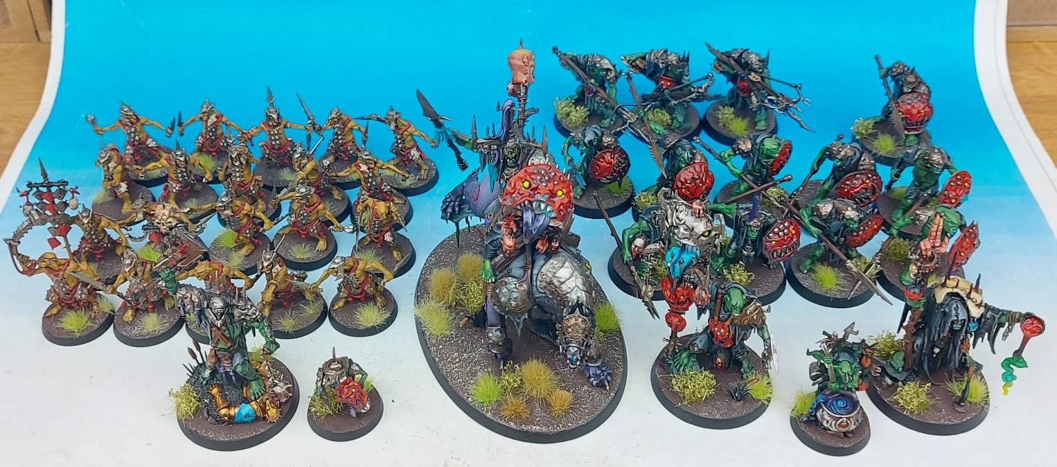 Warhammer Age of Sigmar Kruelboyz Army 1000 Points Dominion Pro Painted ...