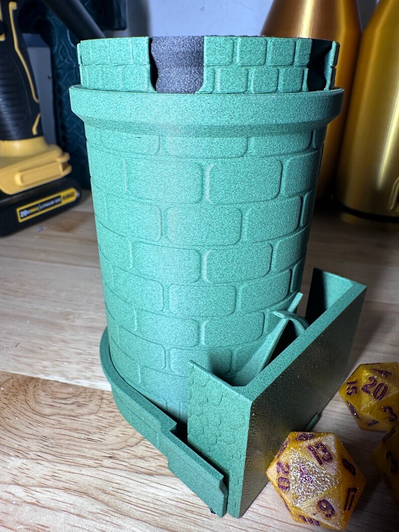 Portable Dice Tower With Storage: Dungeons and Dragons Gaming - Etsy