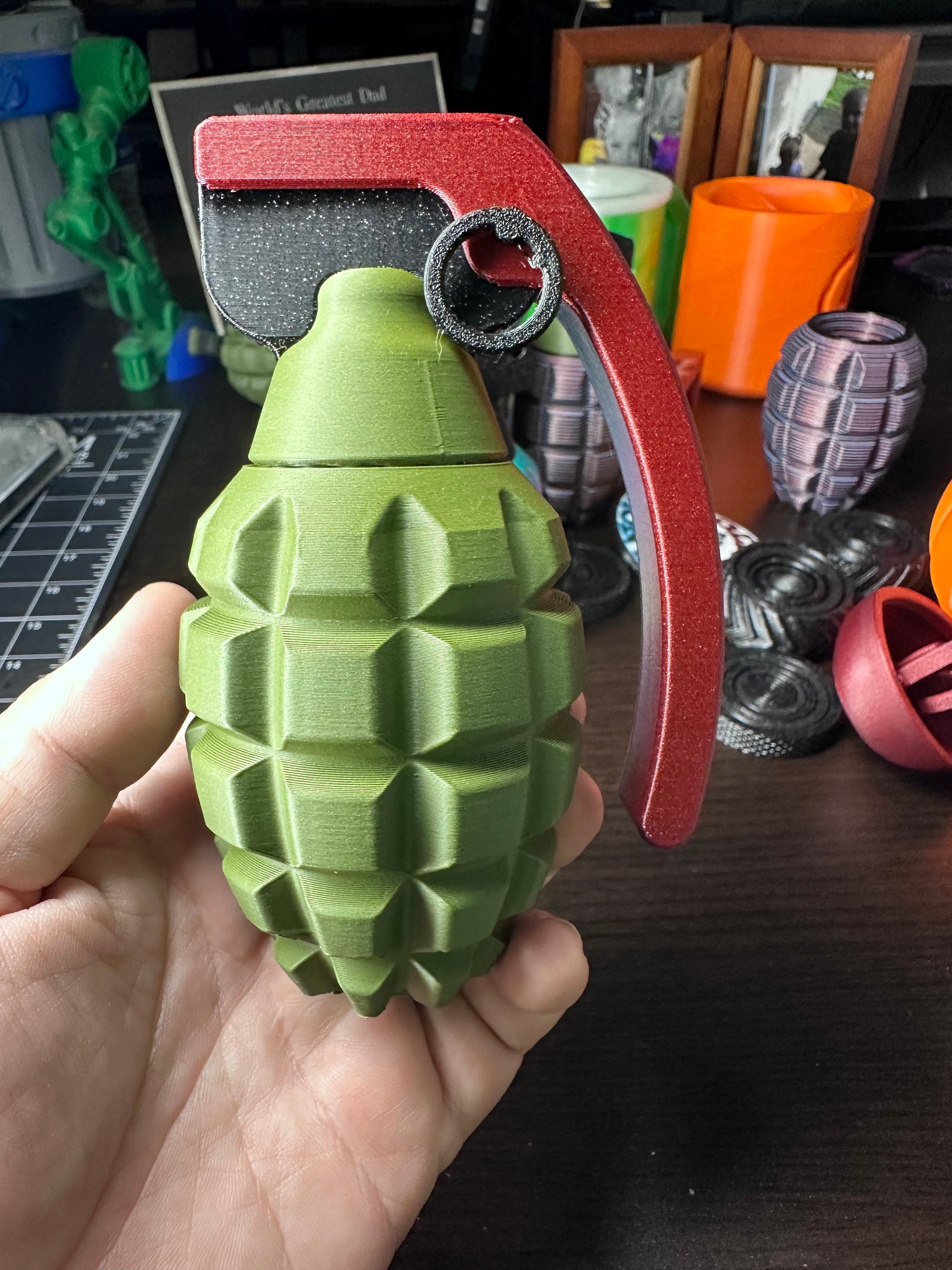 Hand Grenade FIDGET TOY... Play With Your Grenade... Why Not - Etsy