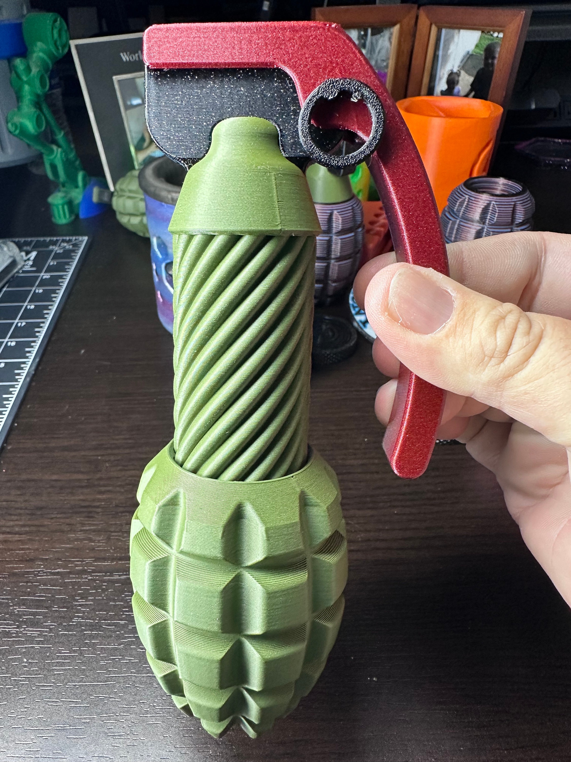Hand Grenade FIDGET TOY... Play With Your Grenade... Why Not? - Etsy