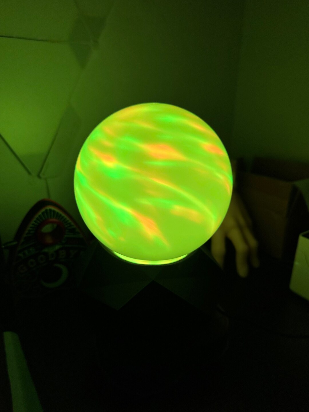 Real Working Crystal* Ball With Built in Bluetooth, Speakers, Prop ...