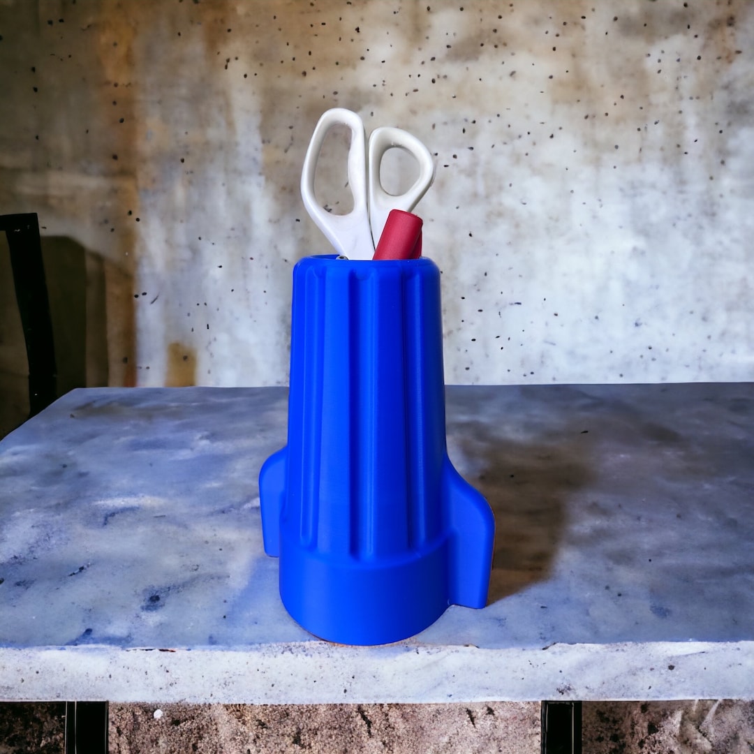 WIRE NUT - 8" Desktop Pencil Cup and Storage Solutions, Electricians ...