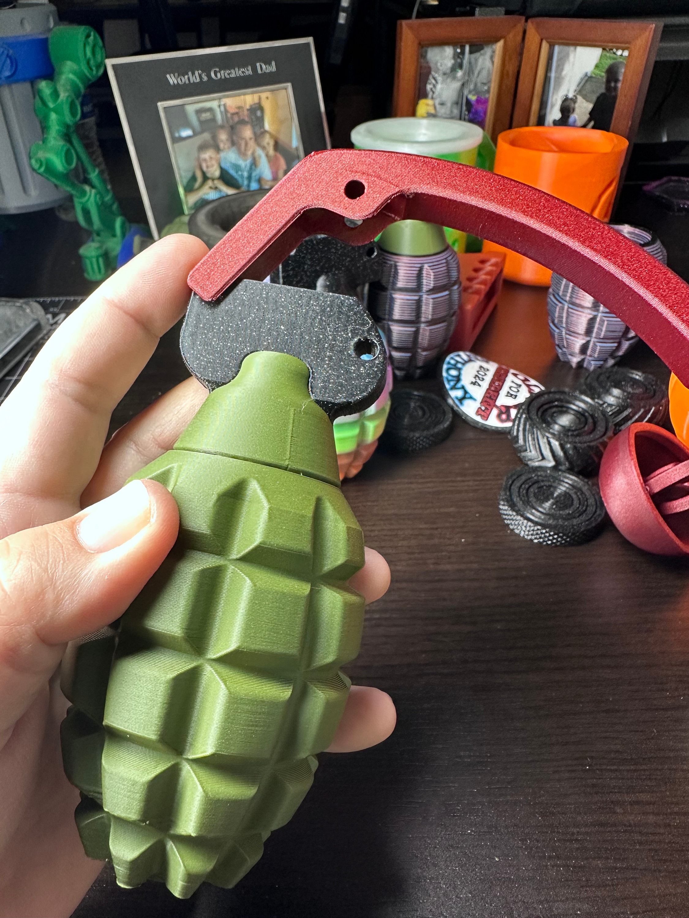 Hand Grenade FIDGET TOY... Play With Your Grenade... Why Not? - Etsy