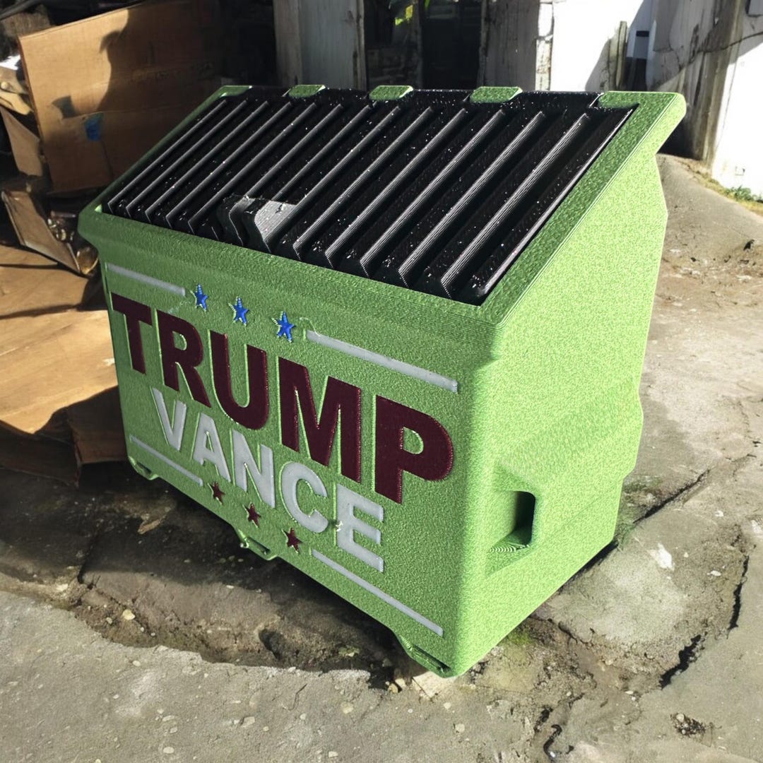 3D Printed Mini Dumpster: Trump Ballot Box Meme Desk Organizer - Etsy