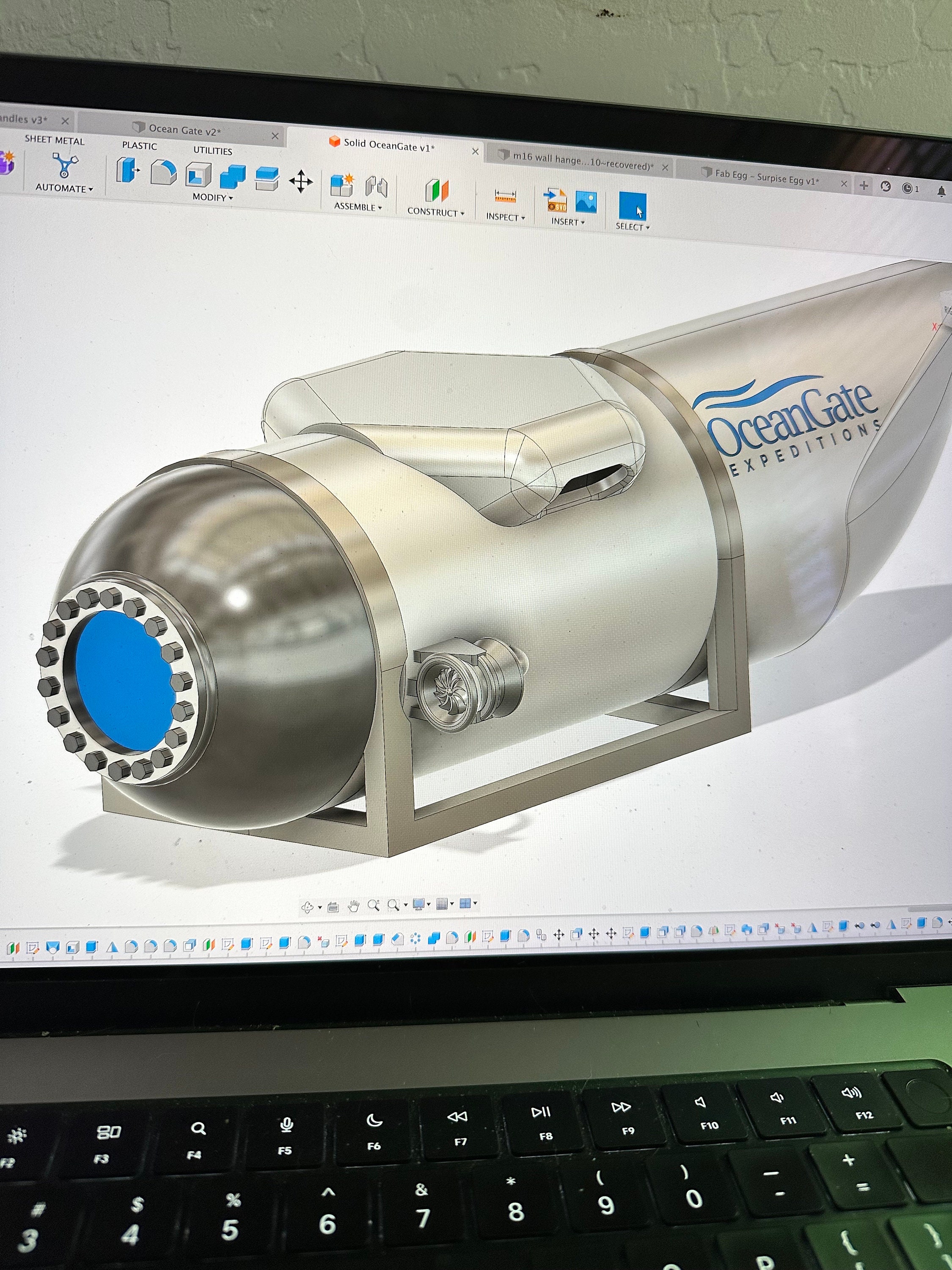 Replica Original Oceangate Miniature Model V2 (solid Model), Titan ...