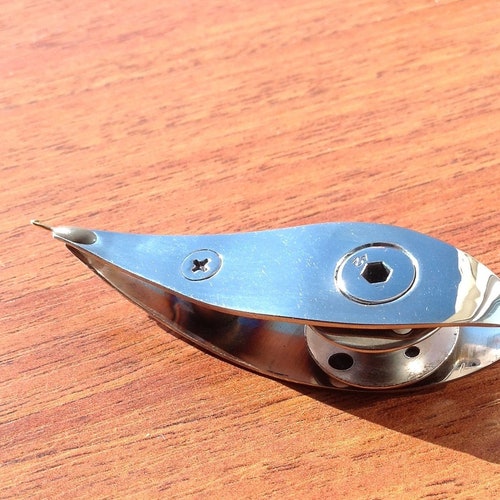 Tatting Shuttle Olive Leaf Bobbin With Pick - Etsy