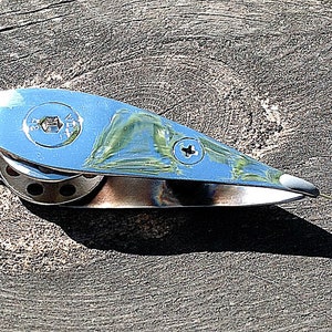 Tatting Shuttle Olive Leaf Bobbin With Hook - Etsy