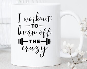 Eat Sleep Workout Repeat Mug Workout Mug Workout Gift - Etsy