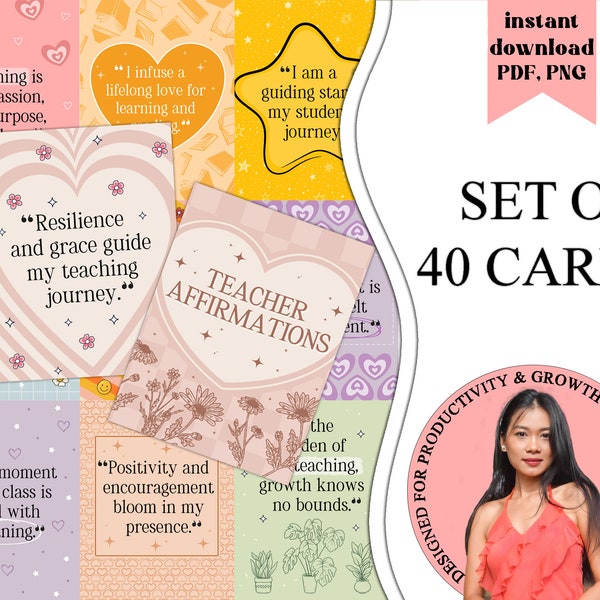 Teacher Affirmations - Etsy