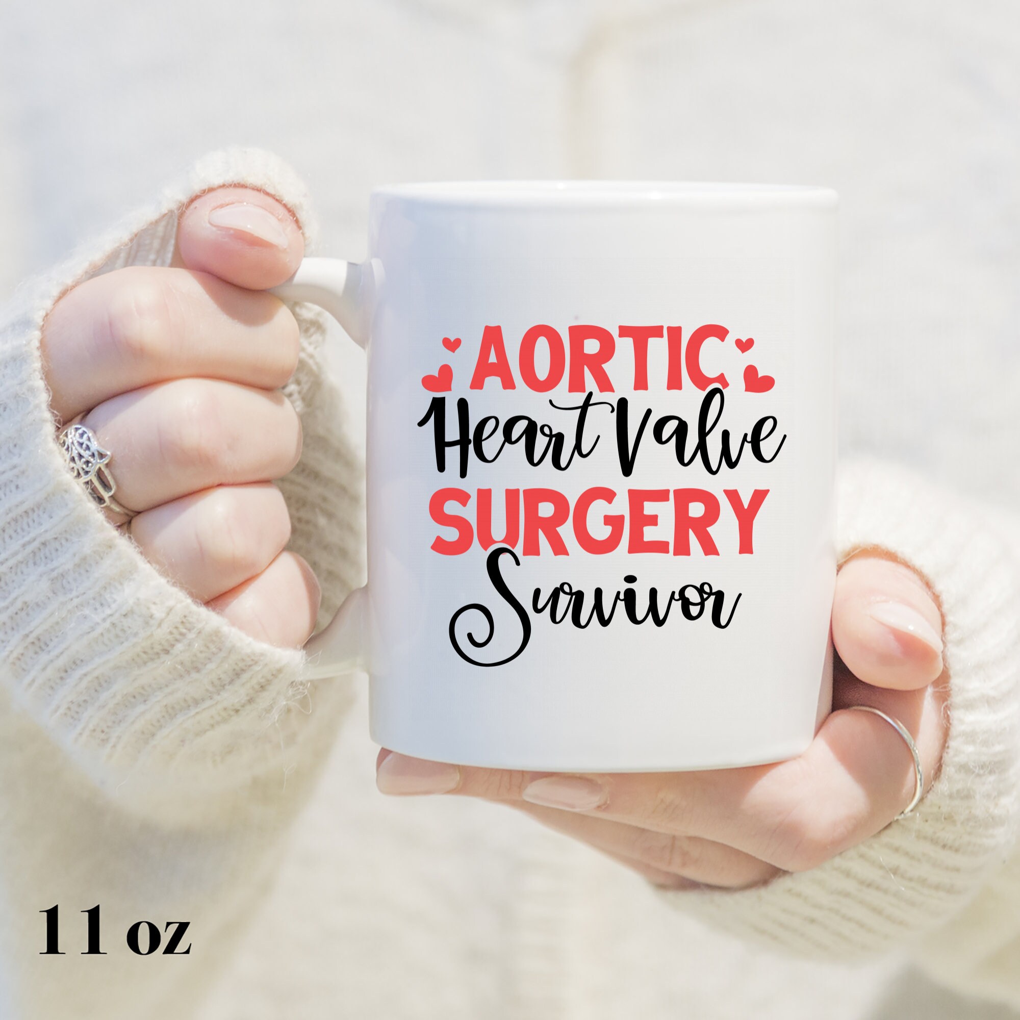 Aortic Heart Valve Surgery Survivor / Mug / Heart Disease - Etsy