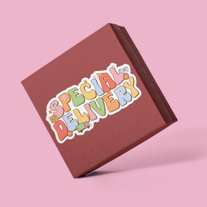 Thank You Stickers Svg Png Bundle, Groovy Packaging Stickers, Printable ...