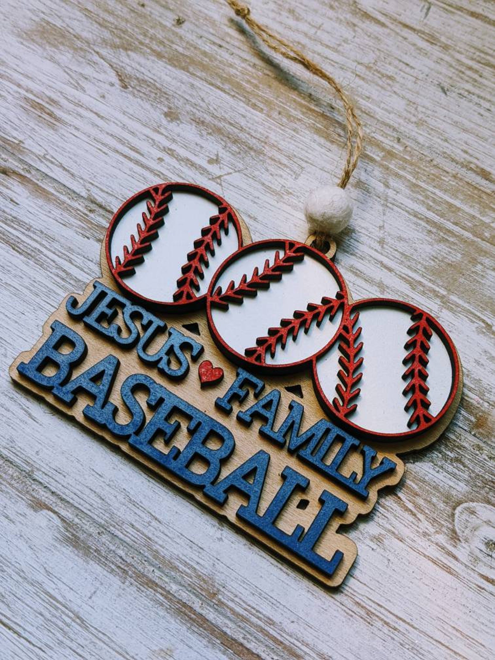 Religious Baseball Ornaments - Etsy