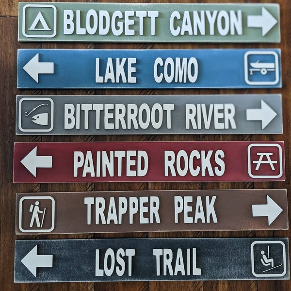 Custom Trail Signs - Etsy