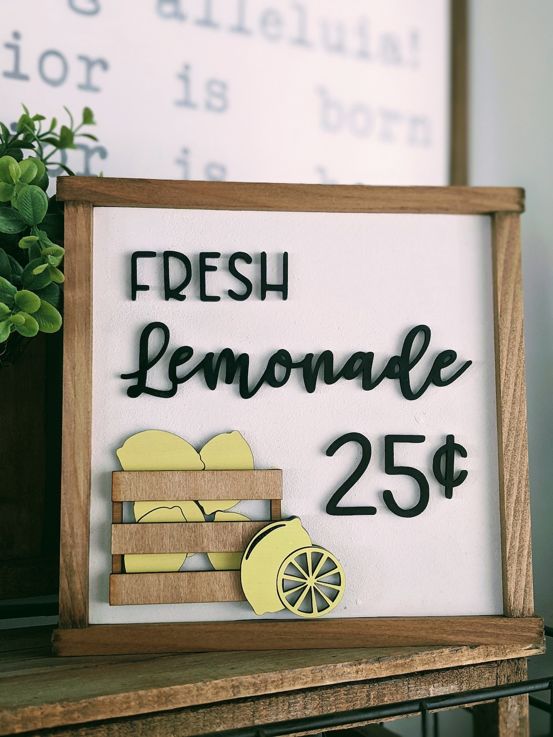 Fresh Lemonade Sign - Etsy