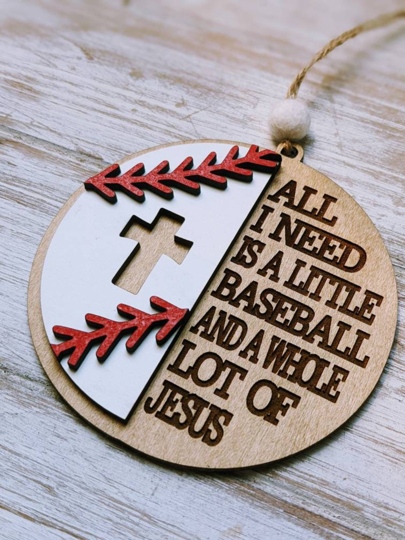 Religious Baseball Ornaments - Etsy