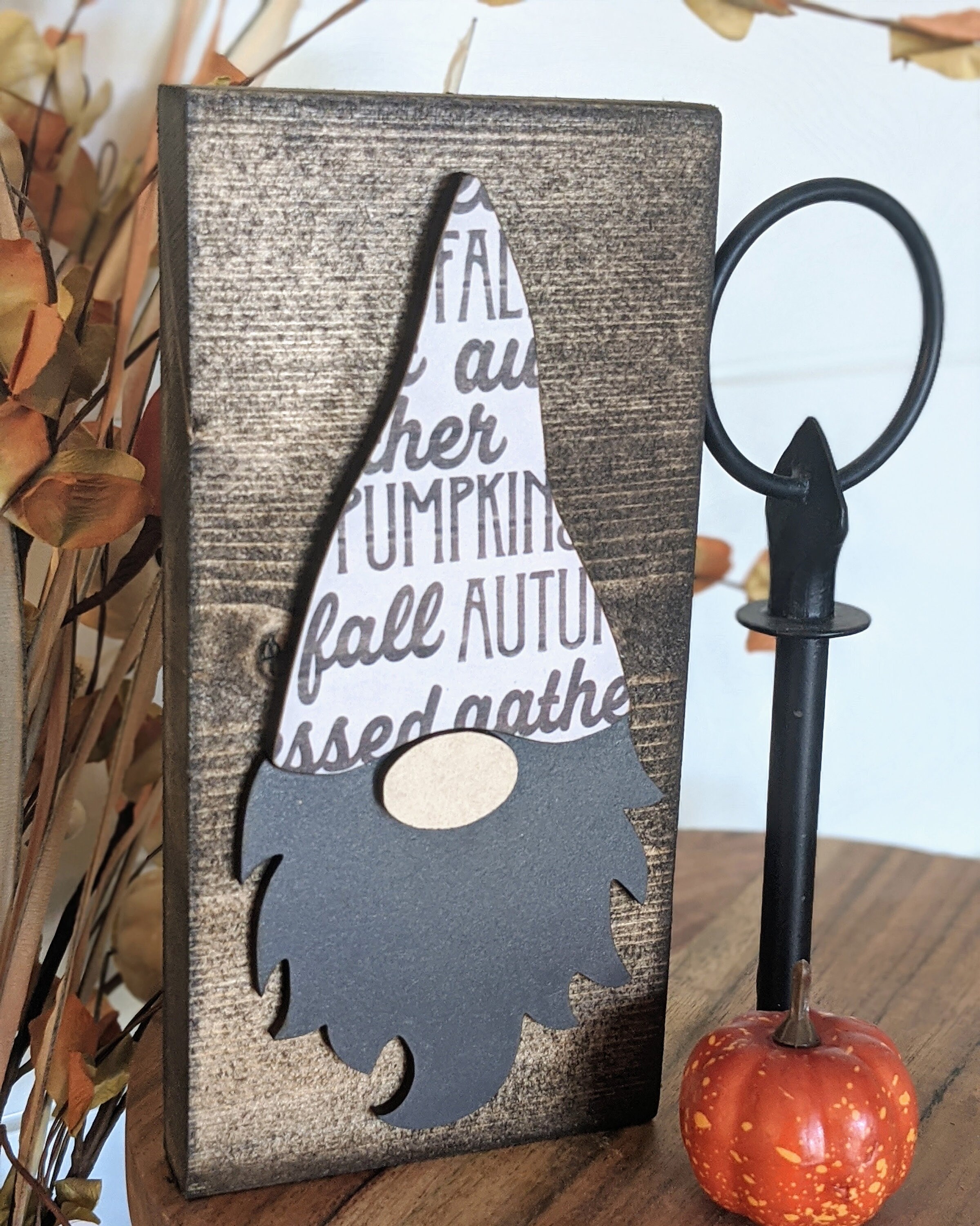 Fall Gnome Block Signs - Etsy
