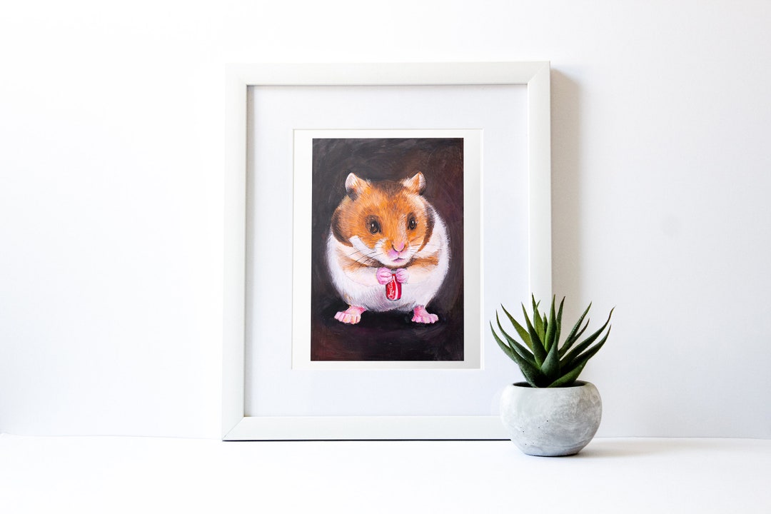 Cola Hamster | ART PRINT, Hamster, Coca Cola, Animals, Food, Pets ...