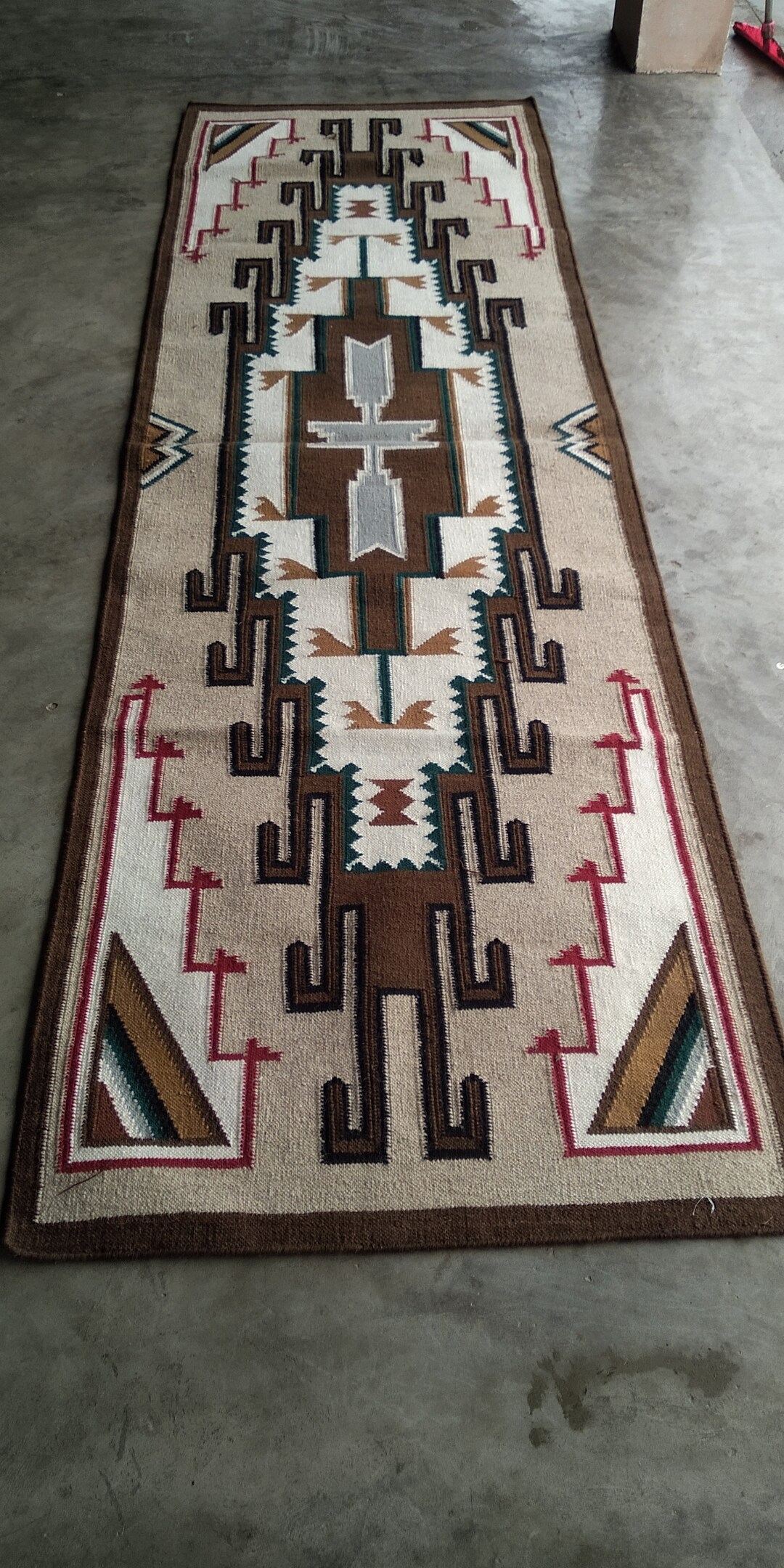Southwestern Kilim Runner Rug Handmade Area Rug 100% Wool - Etsy