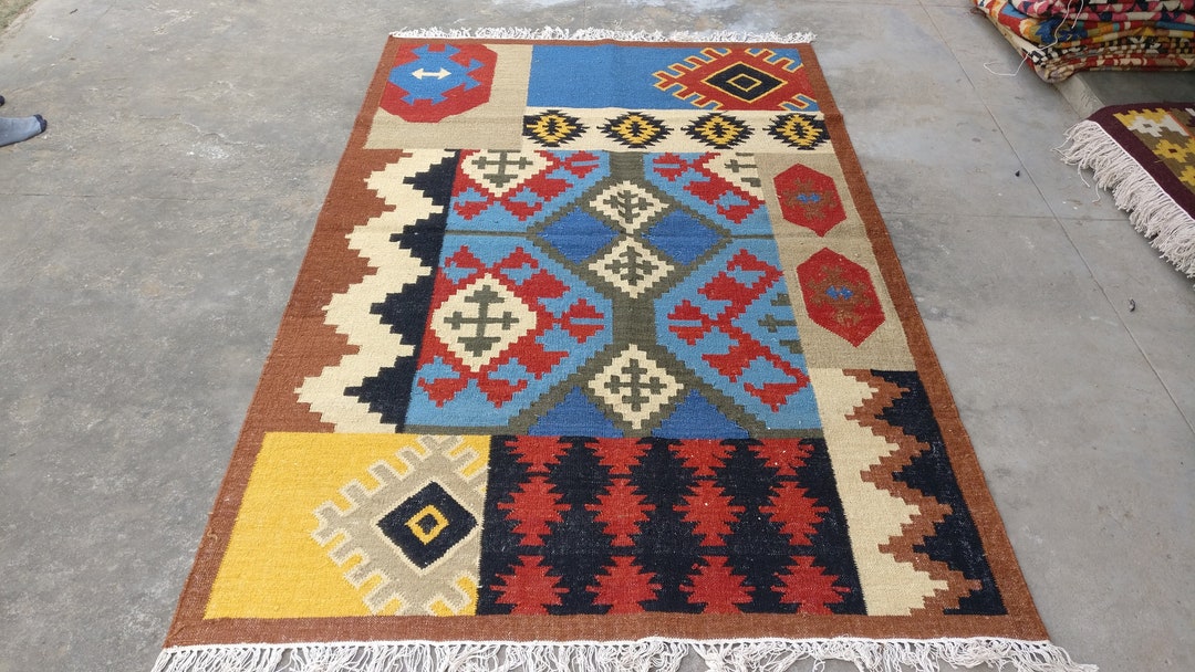 Hand Woven Traditional Home Decorative Area Rug Bohemian Rug Modern Rug ...
