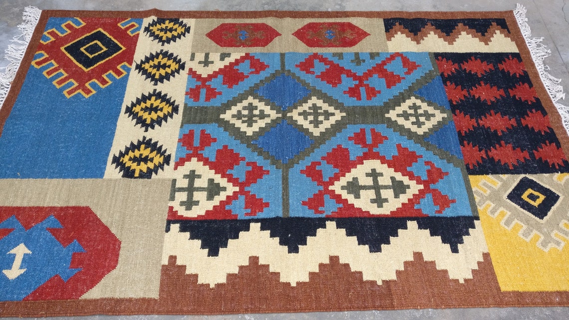 Hand Woven Traditional Home Decorative Area Rug Bohemian Rug - Etsy