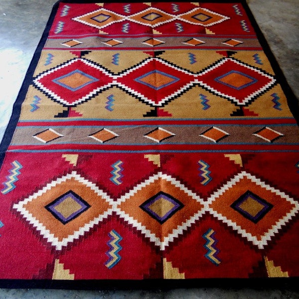 American Indian Rug - Etsy