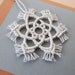 Macrame Tutorial, Macrame Snowflake Pattern, Photo Pattern, DIY Macrame ...