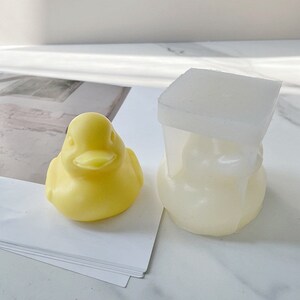 3D Cute Duck Candle Mold, Concrete Mold, Silicone Chocolate Molds, DIY ...